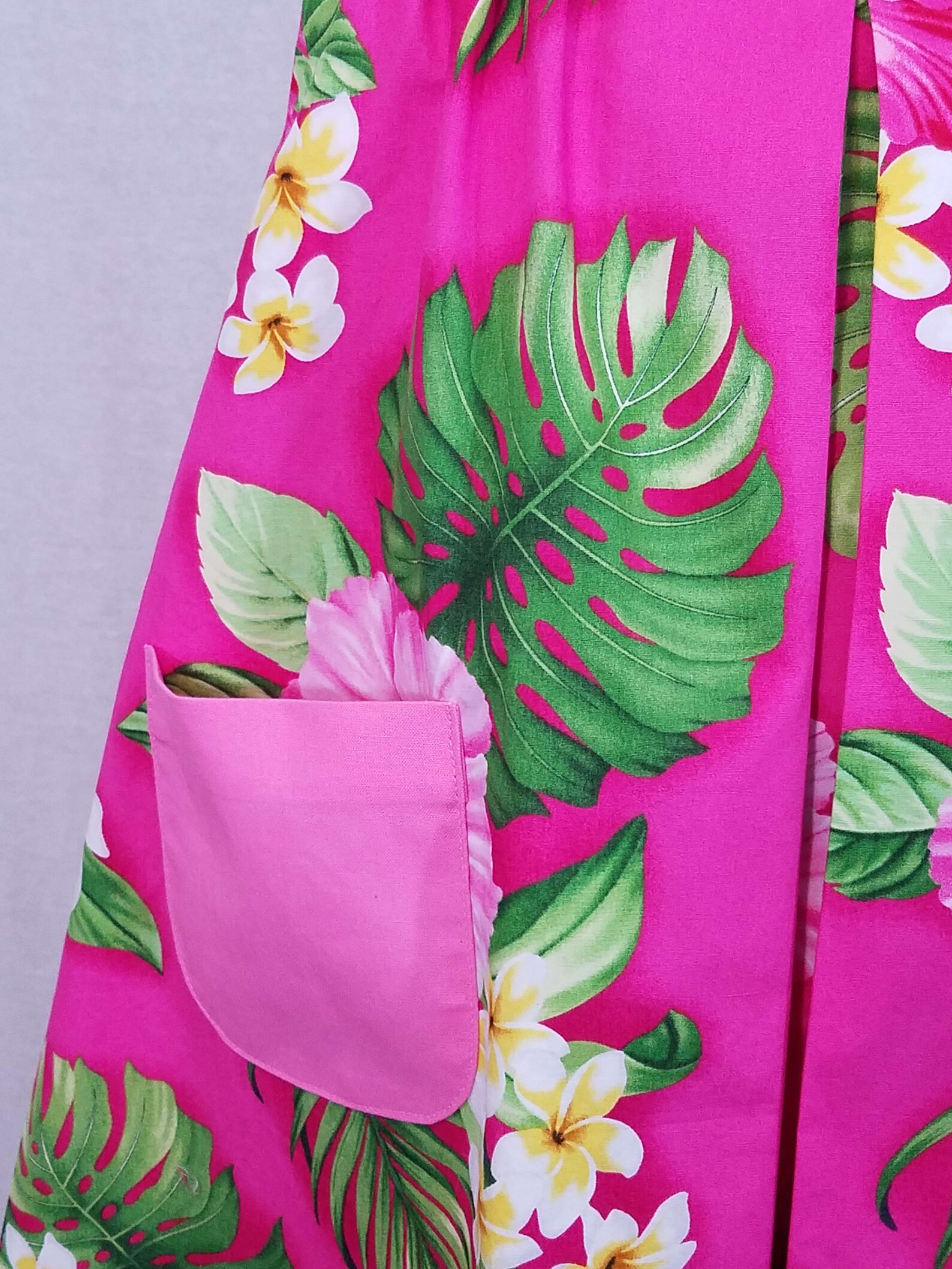 Robe Aloha fille Taille 5 Imprimé polynésien 100% Coton - Etsy France