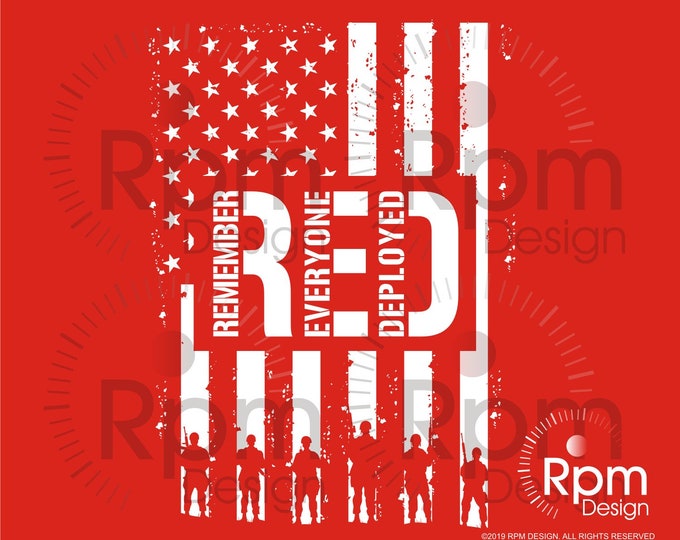 Remember Everyone Deployed R.E.D. Friday Paracord Bracelet Support Our ...