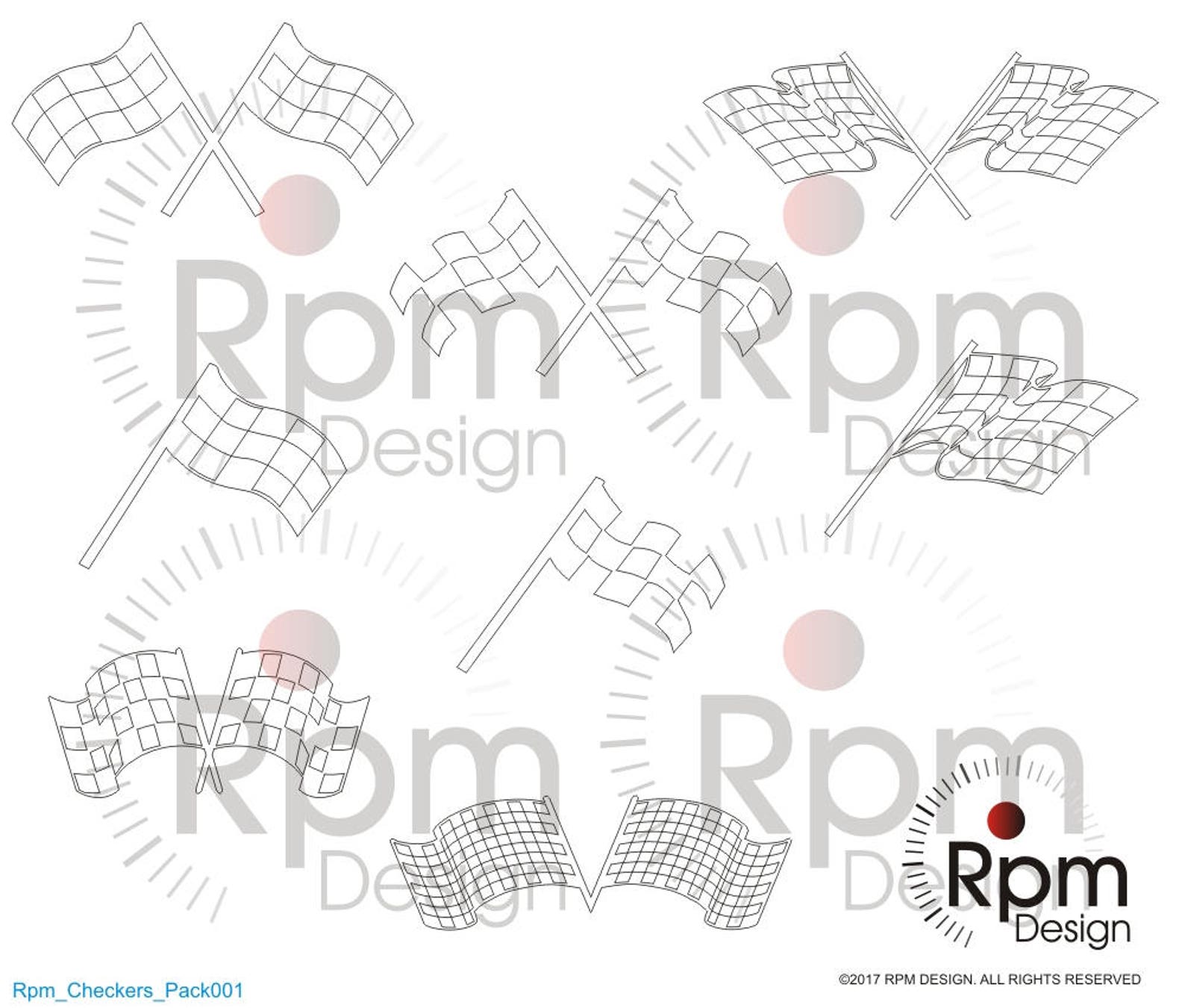 Racing SVG, Checkered Flag SVG File, Cuttable SVG, Checker Flag, Racing ...