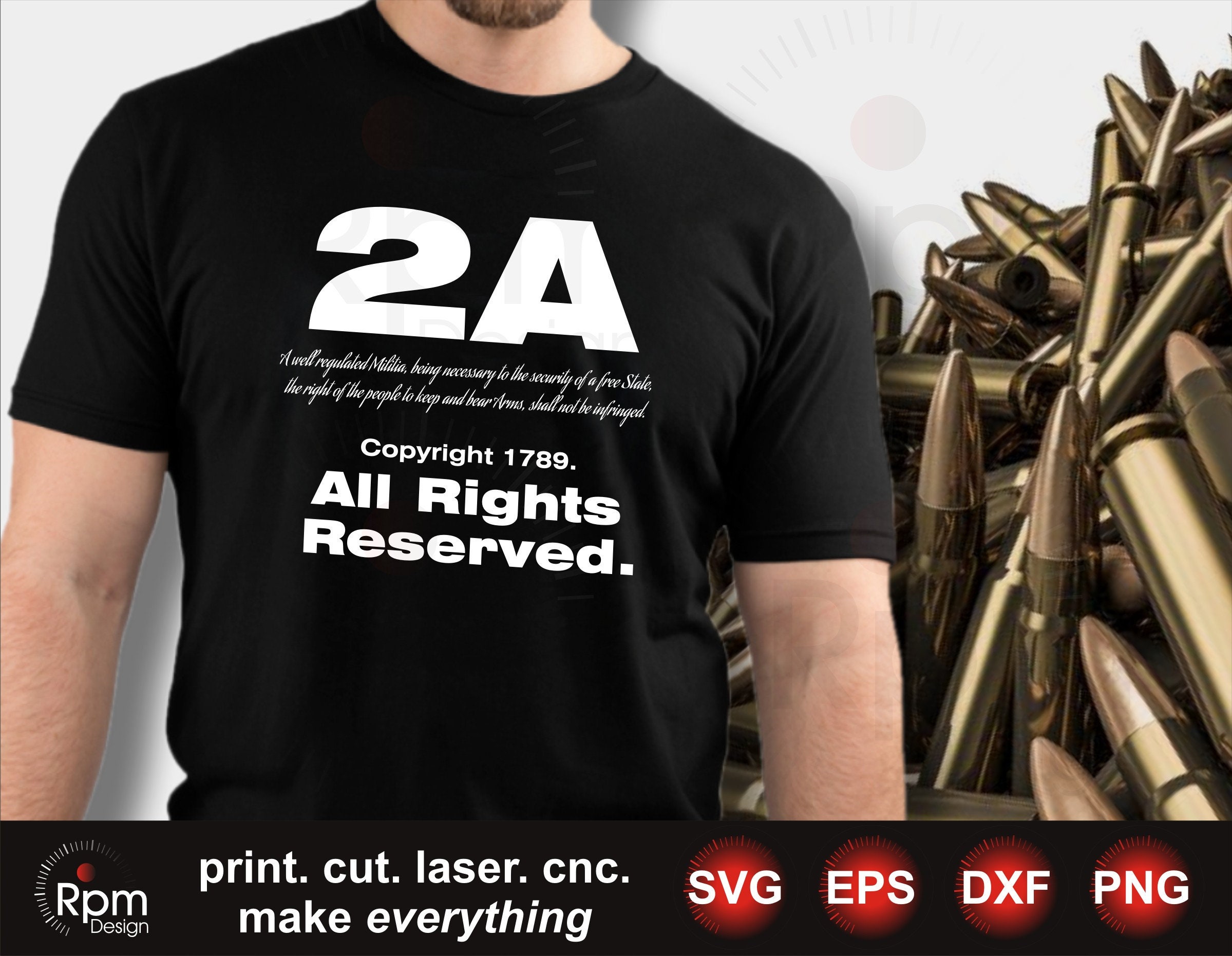 2A SVG, Gun SVG, 2nd Amendment SVG, Bill of Rights, Amendments, Don't ...