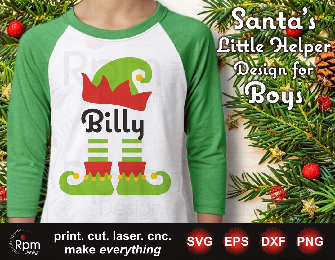 Elf SVG, Kids Christmas SVG, Boys Elf Svg, Christmas Elf Svg, Christmas ...
