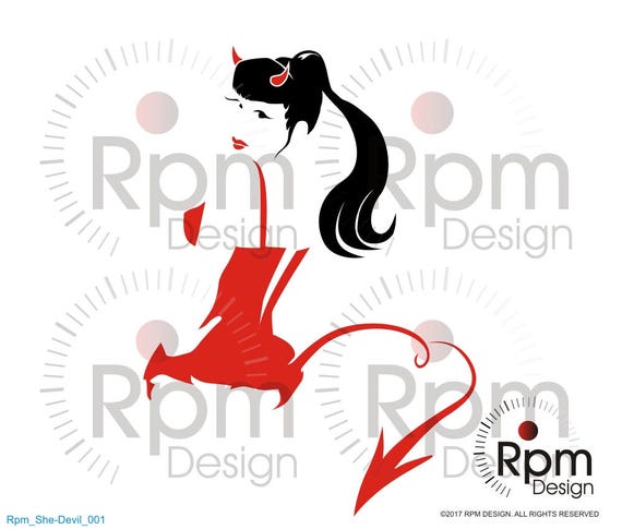 Sexy She-Devil SVG File She Devil svg Devil Woman | Etsy