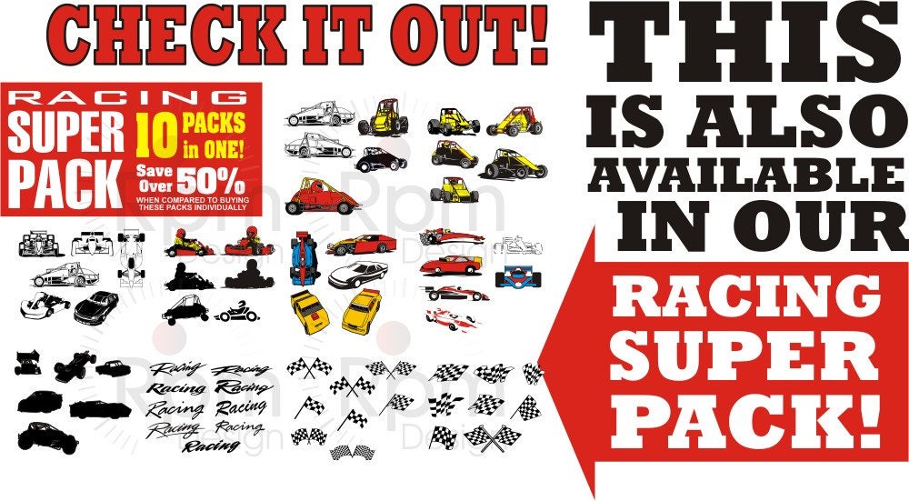 Racing Script SVG File, Racing SVG, Racing Text, Racing Script ...