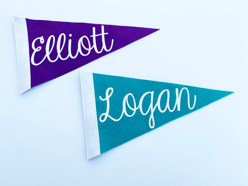 Custom Name Pennant | Etsy