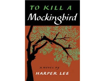 To Kill A Mockingbird Poster: Harper Lee Book Cover Art Print - Etsy