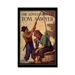 The Adventures of Tom Sawyer (mark Twain) - Canvas Art Print - Etsy