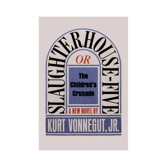 Canvas Art Print Slaughterhouse-five kurt Vonnegut Jr. - Etsy