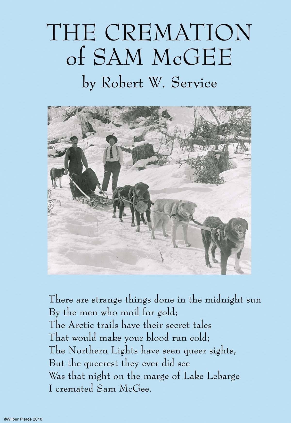 Cremation of Sam Mcgee (robert W. Service) - Canvas Art Print - Etsy