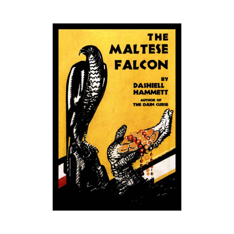The Maltese Falcon ( Dashiell Hammett ) Art Print - Etsy
