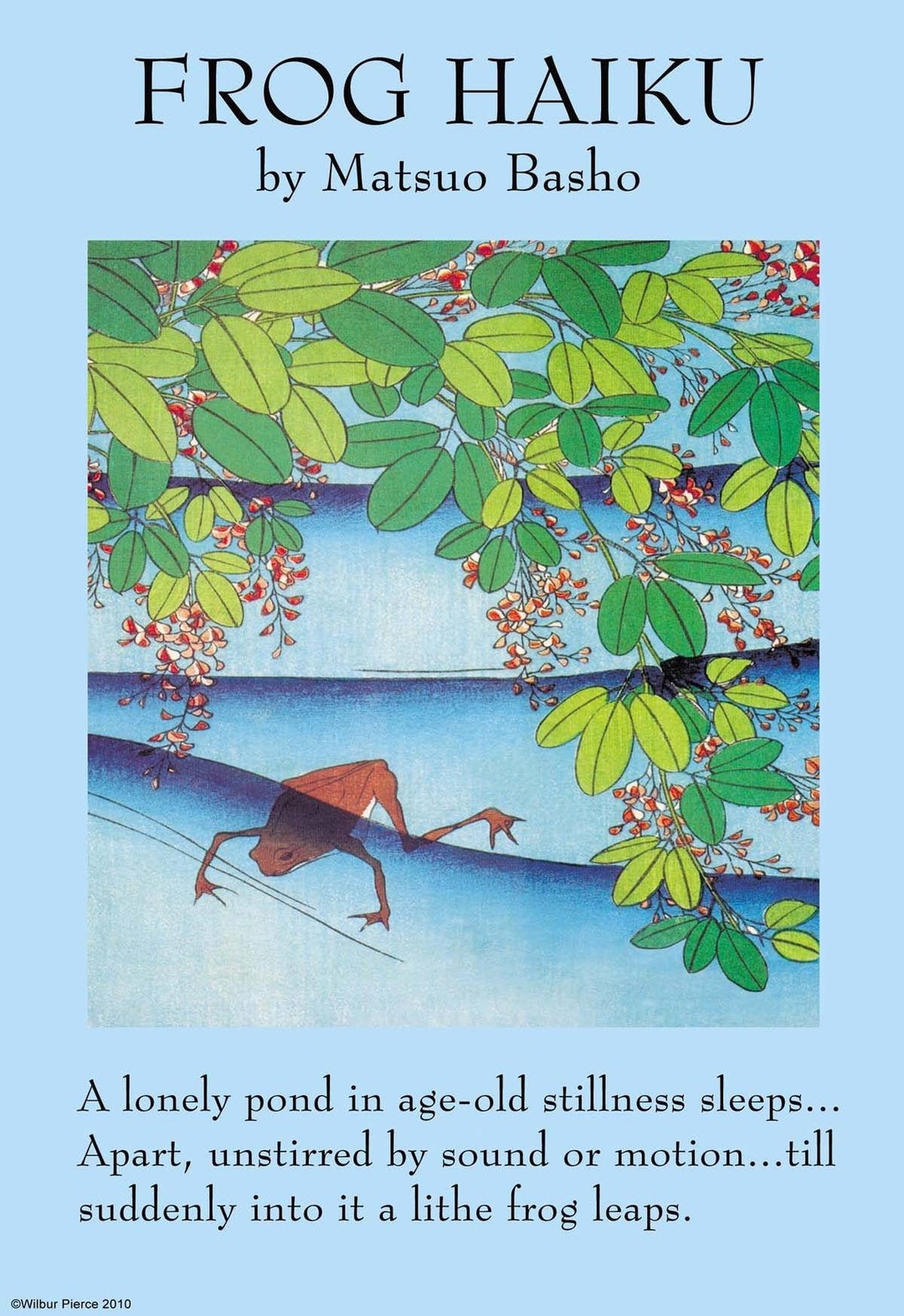 The Frog (matsuo Basho) - Canvas Art Print - Etsy