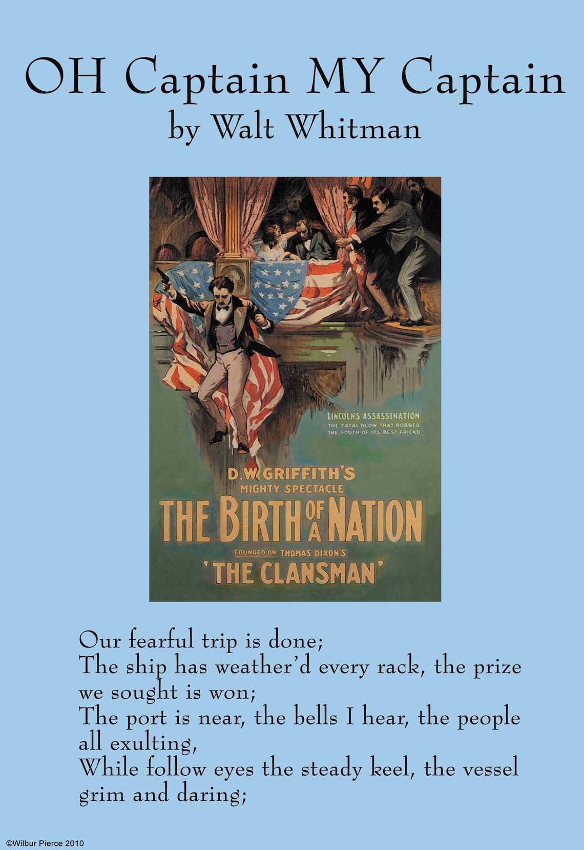 Oh Captain, My Captain walt Whitman Canvas Art Print - Etsy