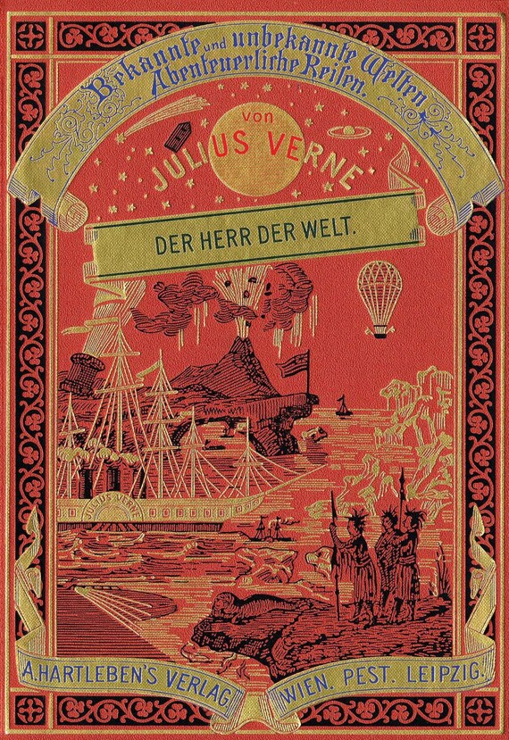 Der Herr Der Velt Julius Verne Canvas Art Print | Etsy