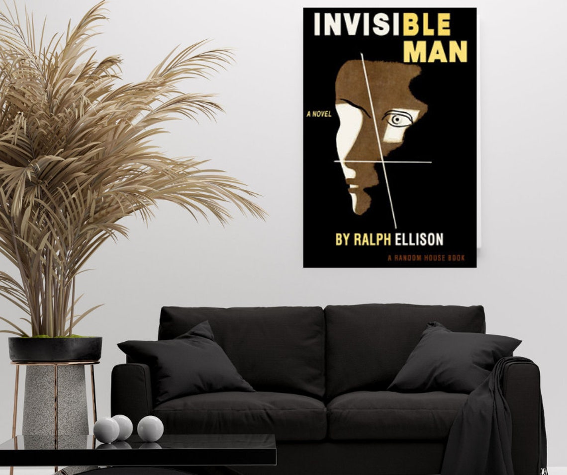 Invisible Man (ralph Ellison) Canvas Print - Wall Art - Etsy