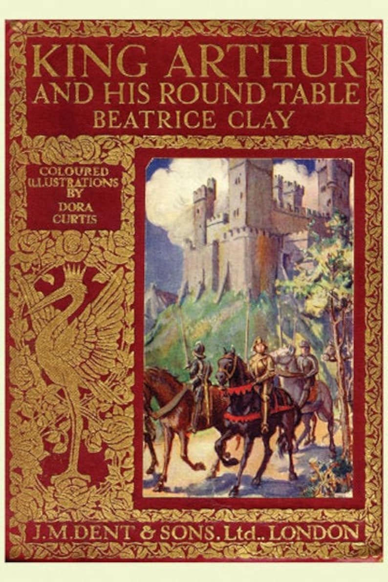 King Arthur and His Round Table (beatrice Clay) - Canvas Art Print - Etsy