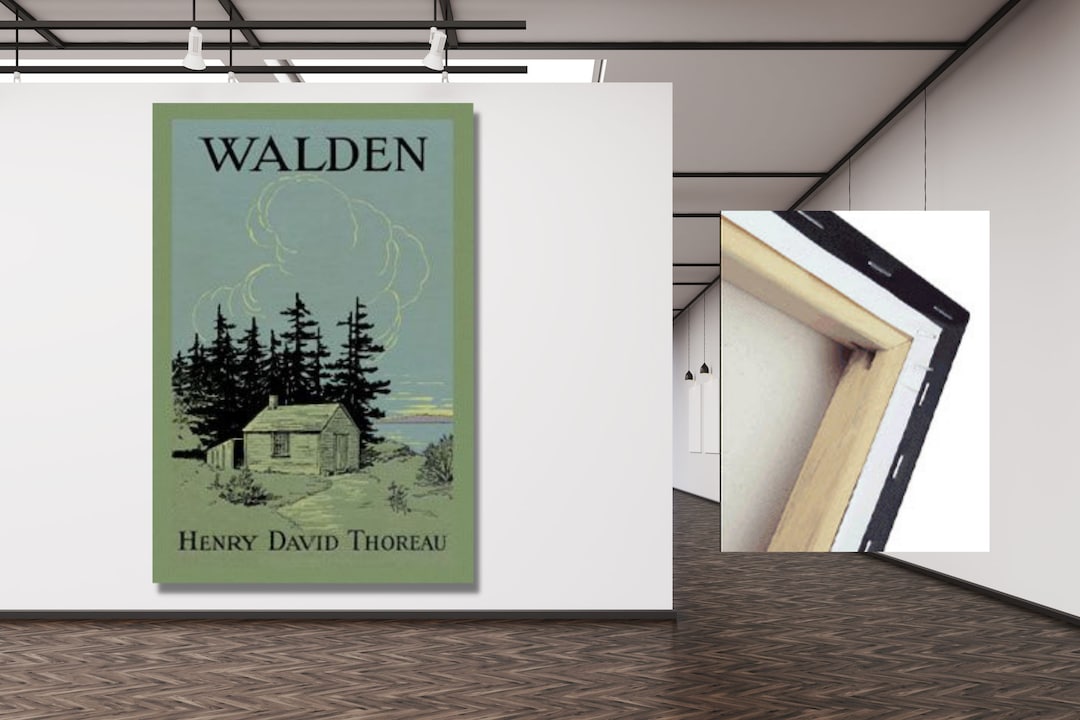 Walden Henry David Thoreau Canvas Art Print - Etsy 日本
