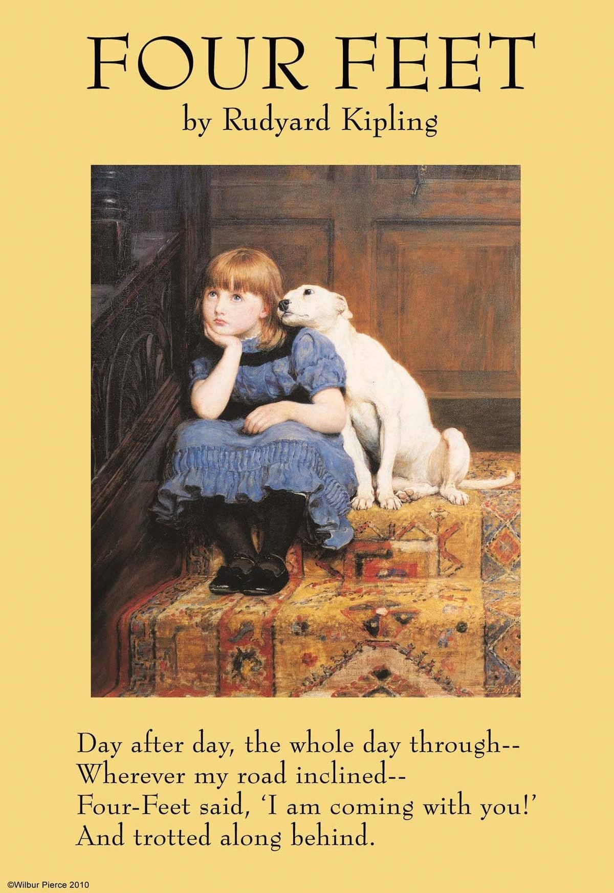 Four Feet (rudyard Kipling) - Canvas Art Print - Etsy