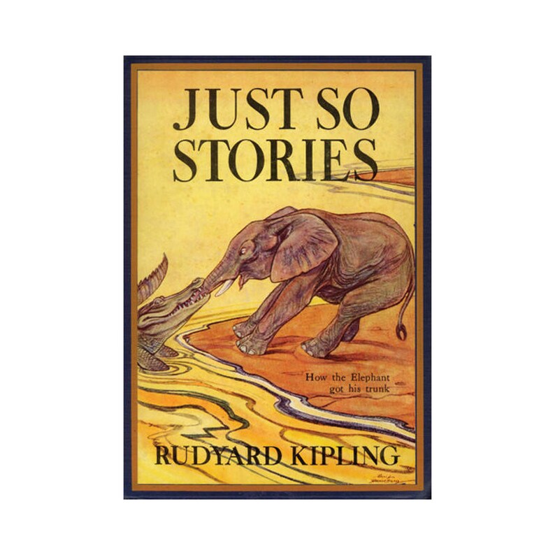 Canvas Art Print - Just so Stories ( Rudyard Kipling ) - Etsy