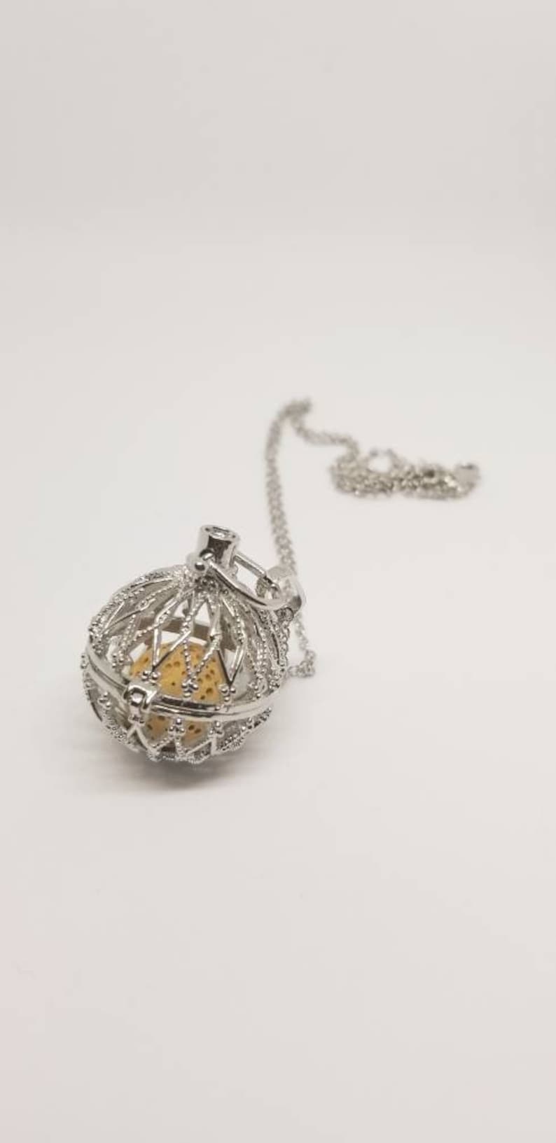 Oil Diffuser Pendant | Lava Stone| Volcanic Stone | Gift for Her ...