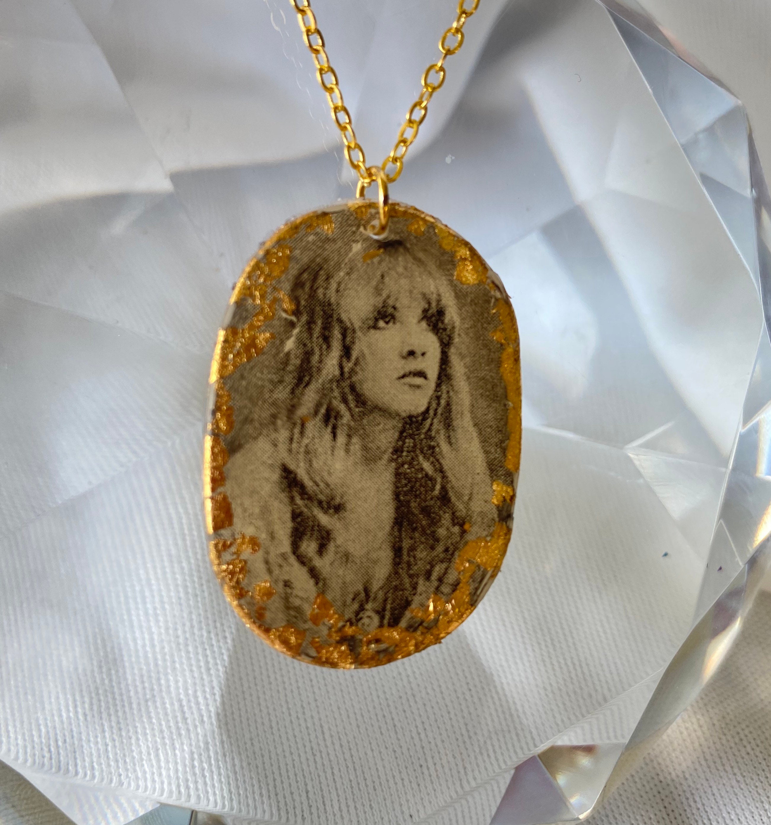 Stevie Nicks Cameo Necklace Portrait Fleetwood Mac T Etsy