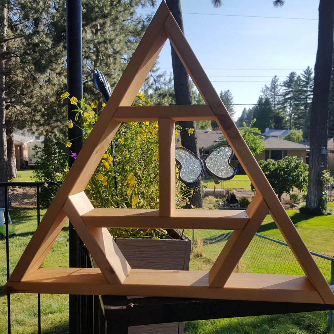 Triangle Crystal Shelf - Etsy