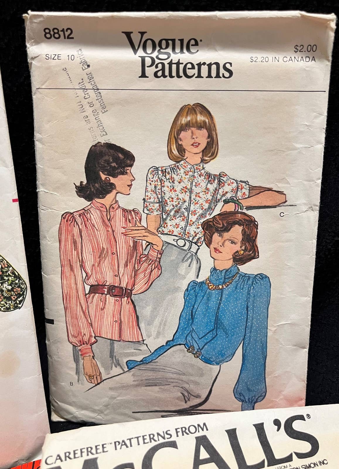 Fantastic Collection of Vintage Patterns Butterick 6023 Mccalls' 6536 ...