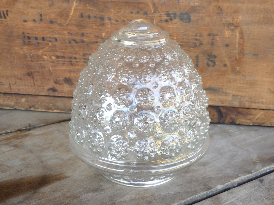 Vintage Glass Light Globe, Acorn Ceiling Light Cover, Pendant Light ...