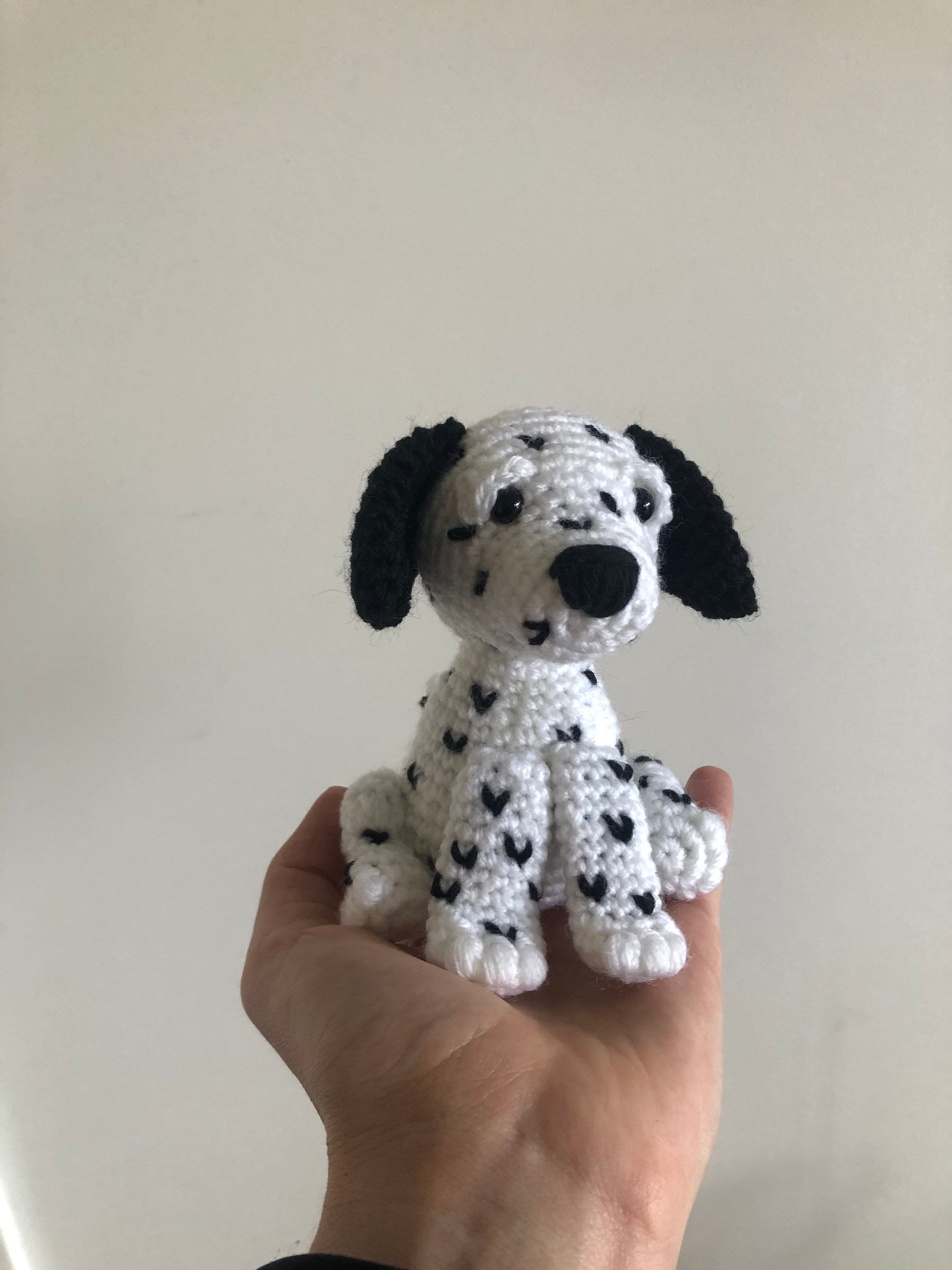 Personalised DALMATIAN Toy Crochet Dalmatian Dog Custom - Etsy Australia