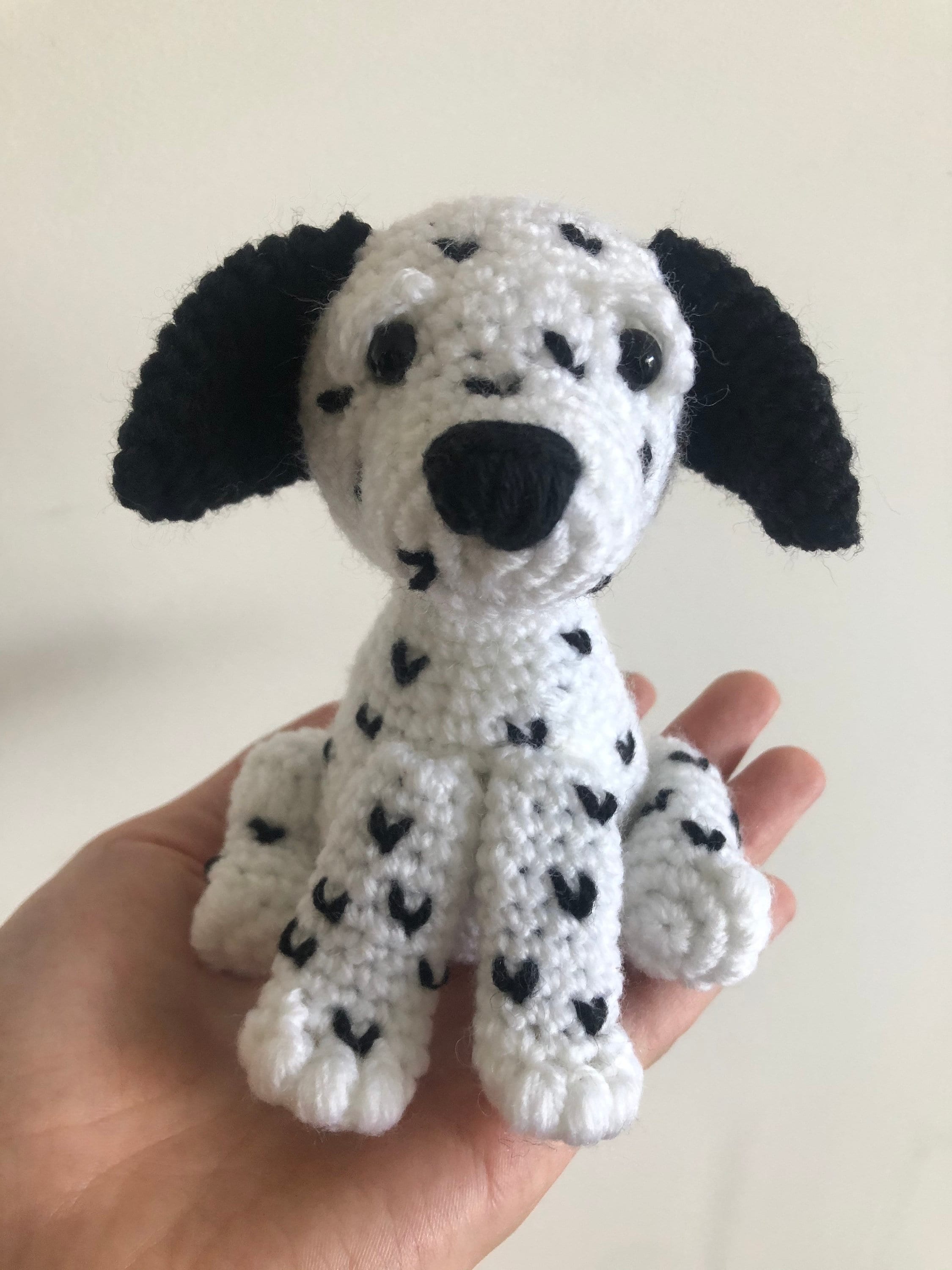 Personalised DALMATIAN Toy Crochet Dalmatian Dog Custom - Etsy Australia