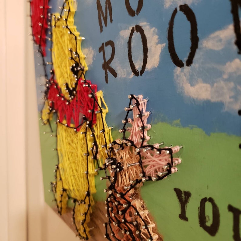 Winnie The Pooh String Art Cita de aventura | Etsy