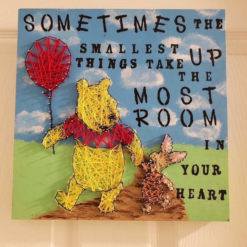 Winnie the Pooh String Art Adventure Quote - Etsy