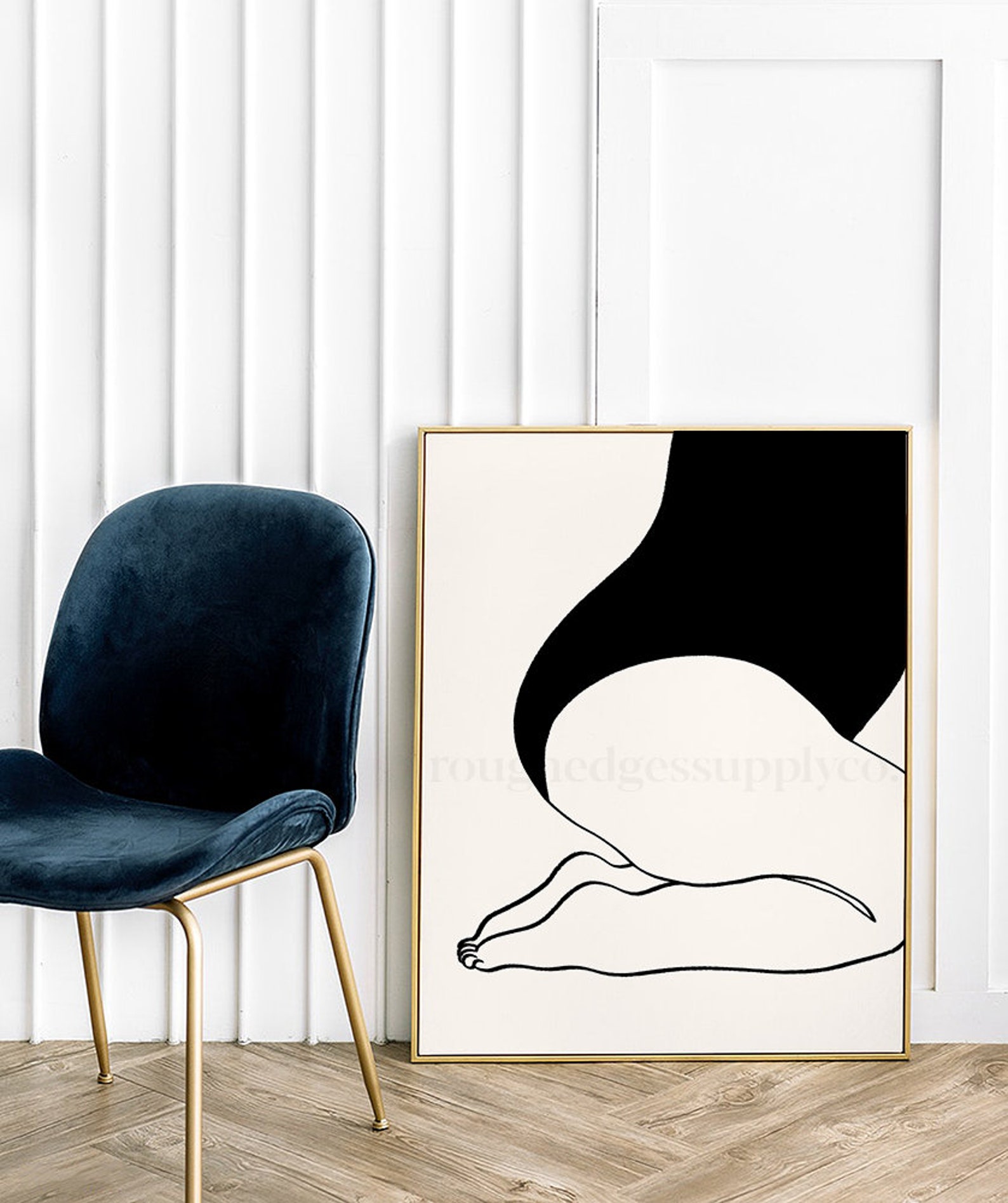 Body Positive Line Art Female Figure Art Print Minimalist - Etsy