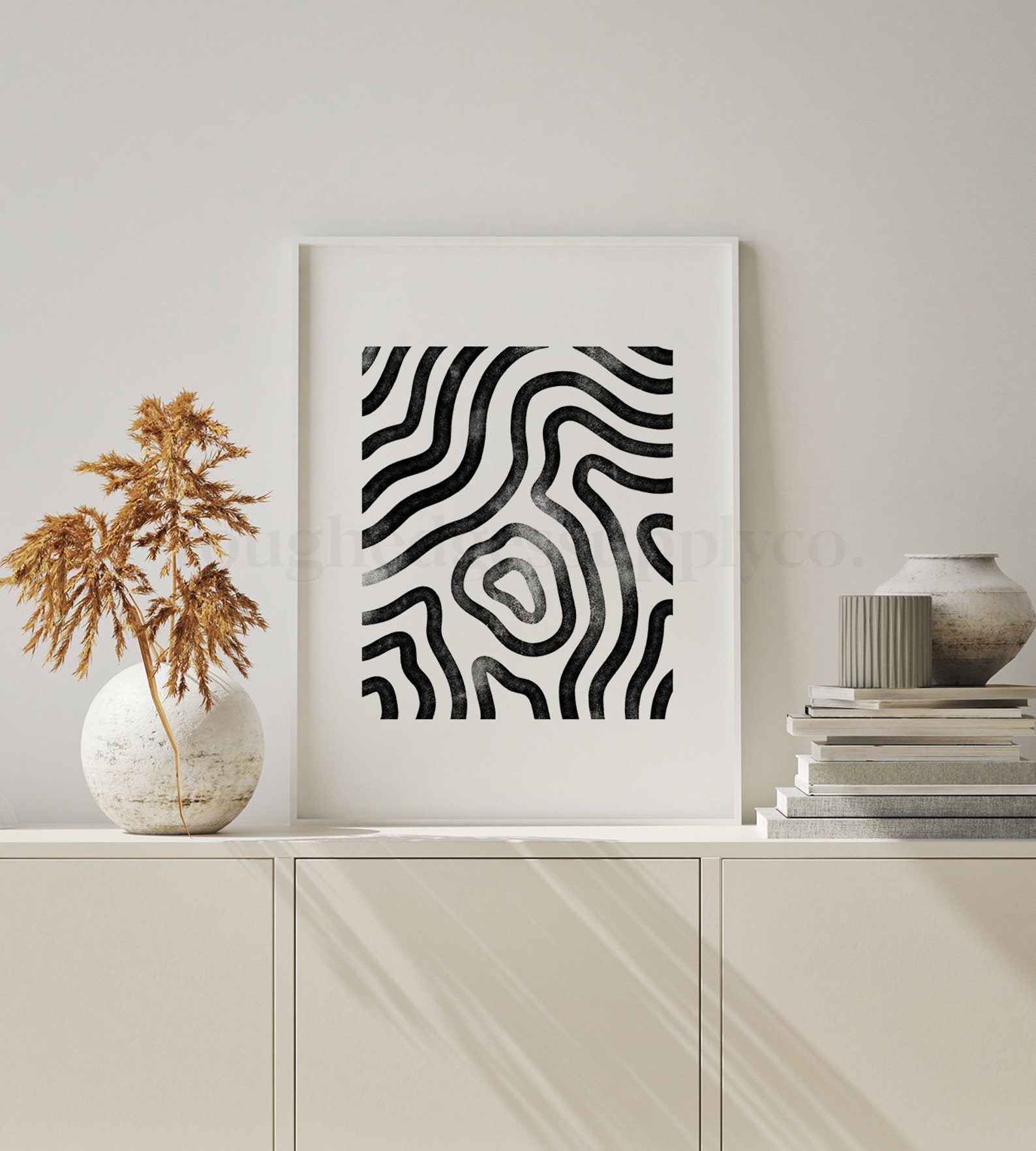 Set of 2 Digital Prints Abstract Art Prints Abstract Wall | Etsy