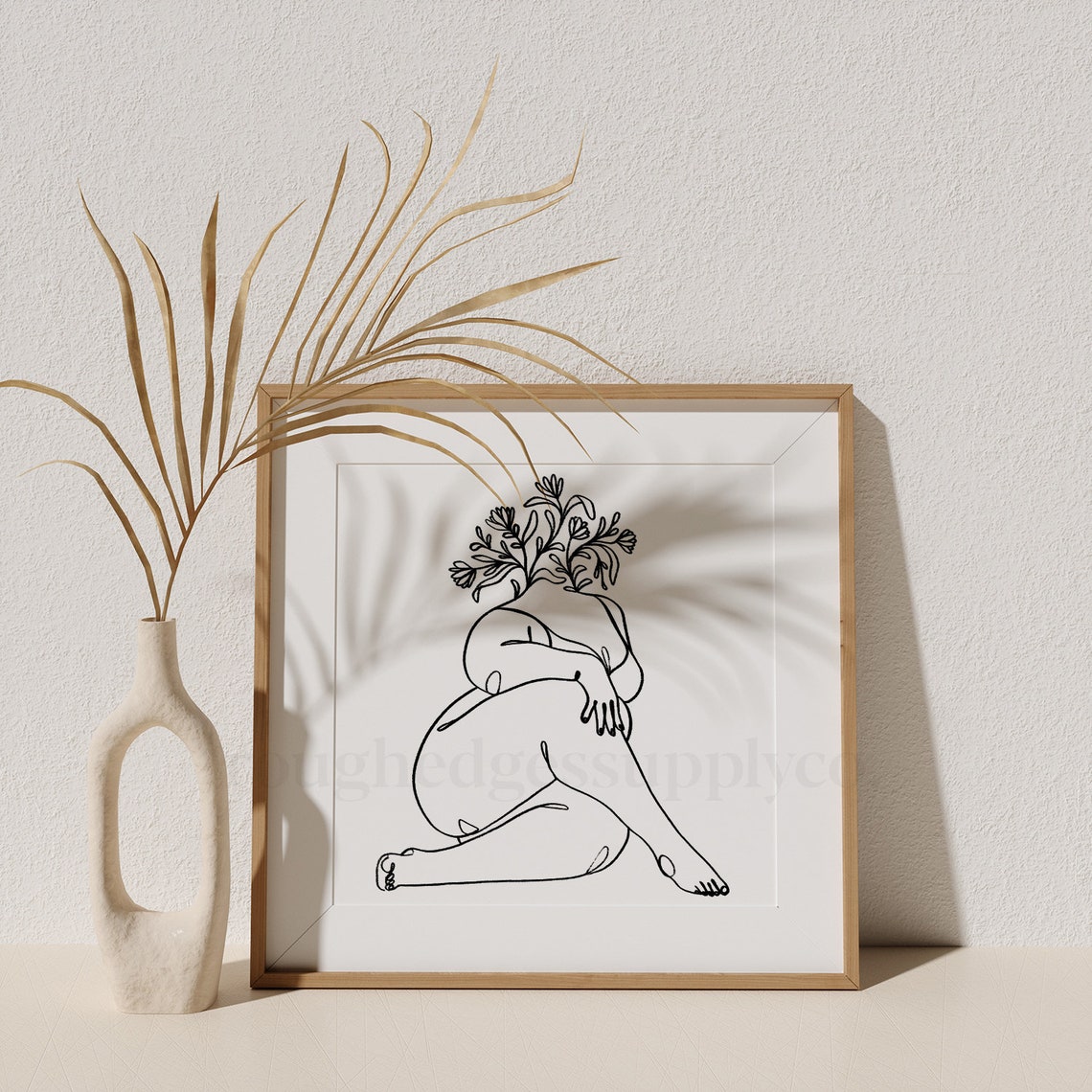 Body Positive Line Art Female Figure Art Print Minimalist | Etsy Canada