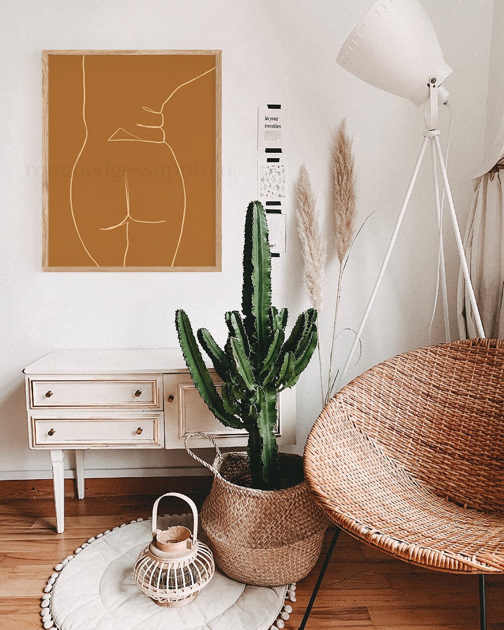 Body Positive Line Art Female Figure Art Print Minimalist | Etsy