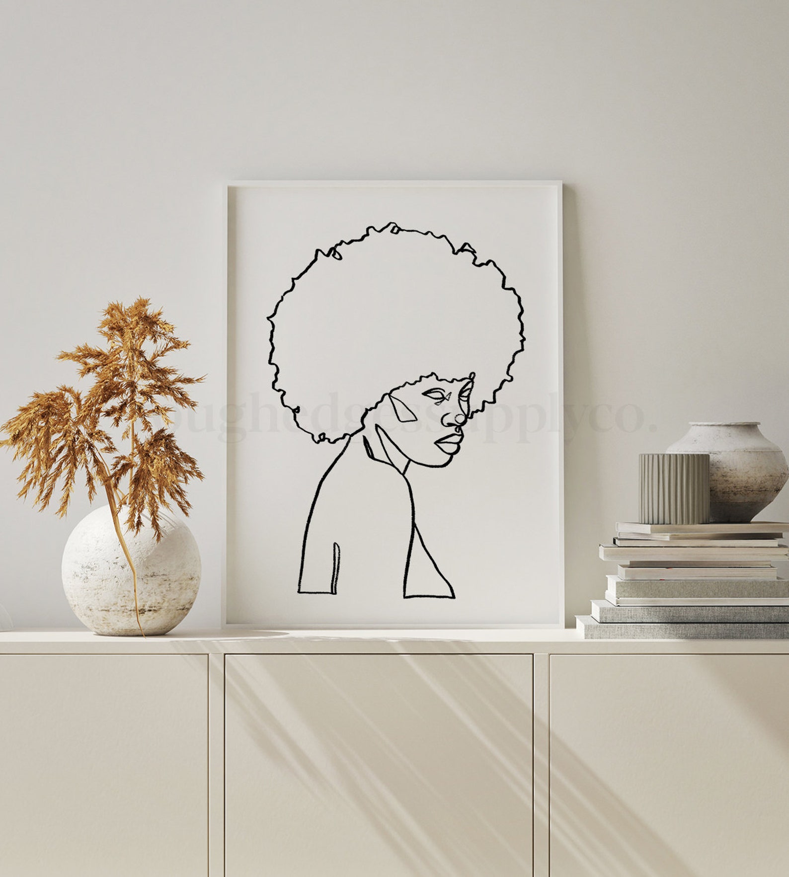 Black Woman Portrait Line Drawing African American Woman Line - Etsy