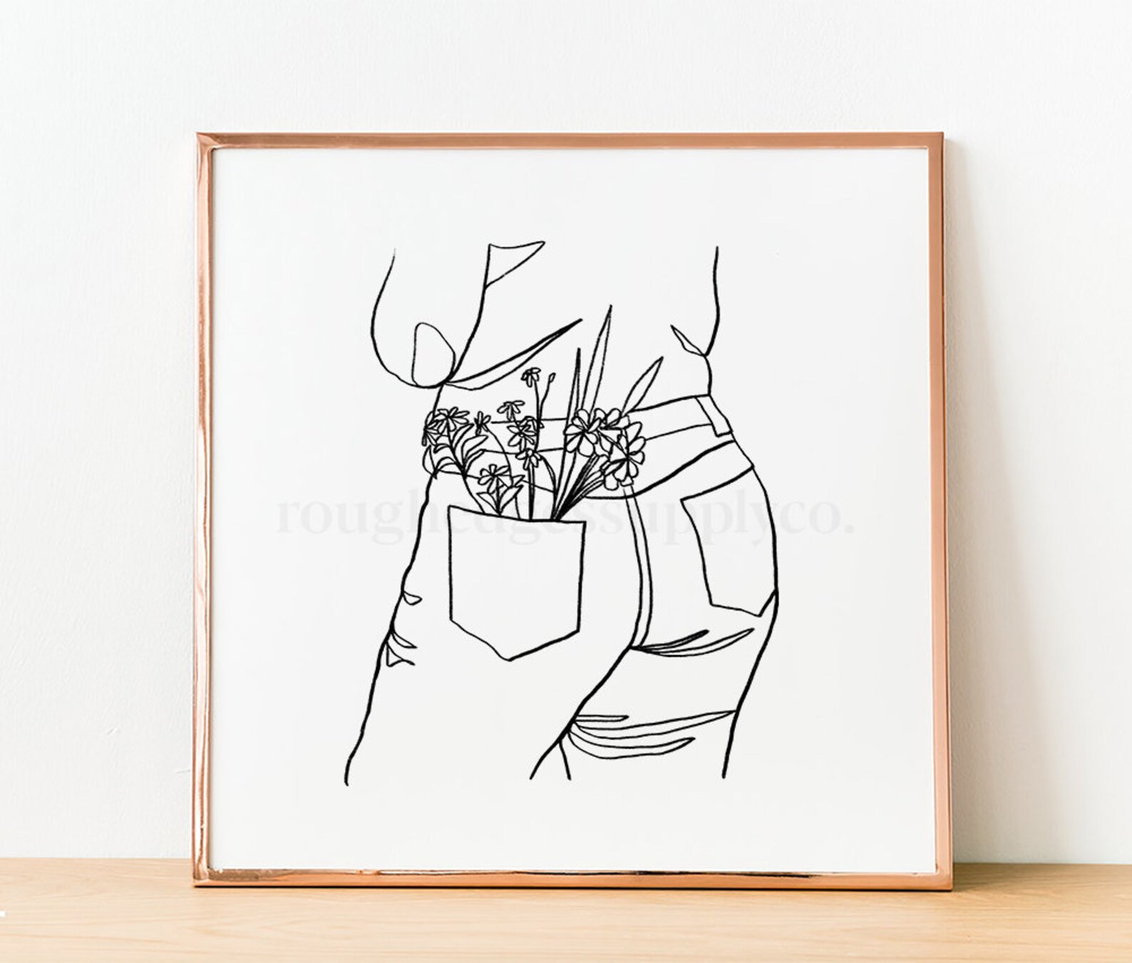 Body Positive Line Art, Female Figure Art Print, Minimalist Wall Art ...