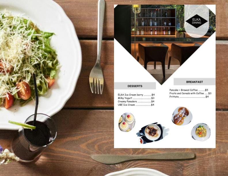 Restaurant Menu Template, Canva Template, Editable Menu, Original ...