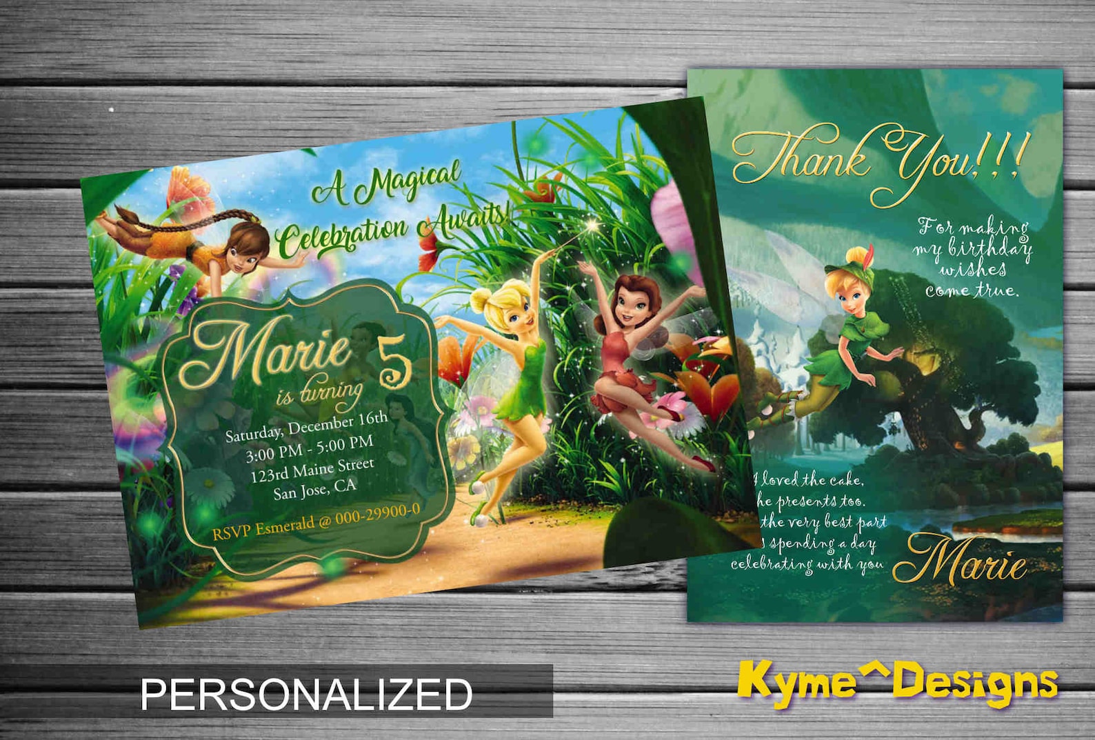 Personalized Printable Birthday Invitation, Digital Birthday Invitation ...