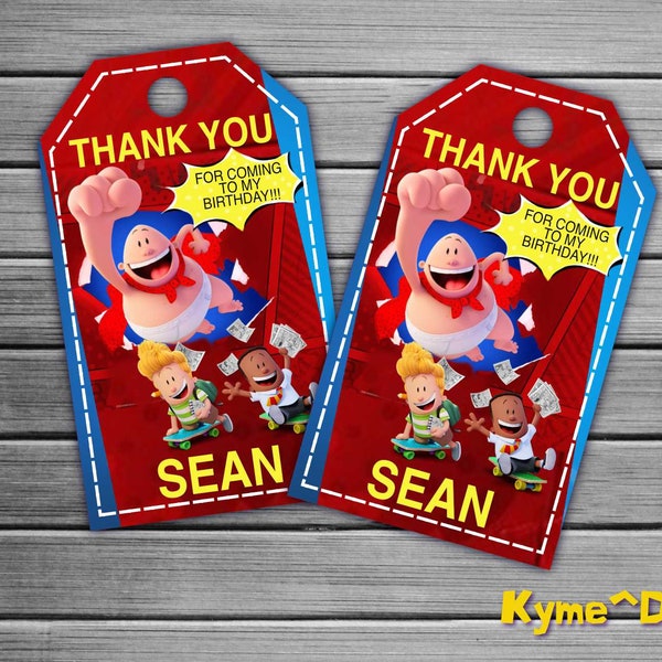 Captain Underpants Party Supplies - Etsy