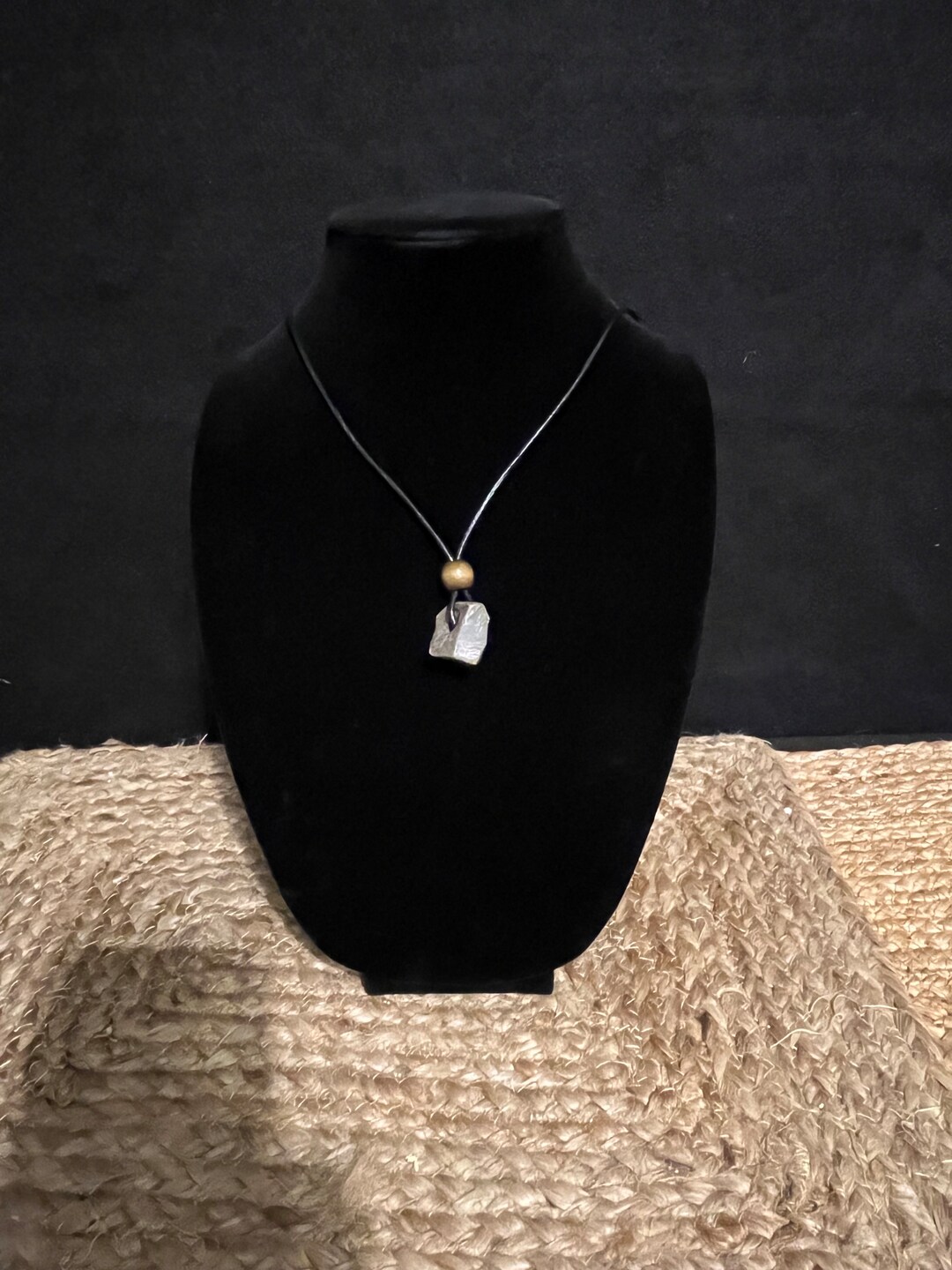 Genuine Hag Stone Pendant Necklace - Etsy