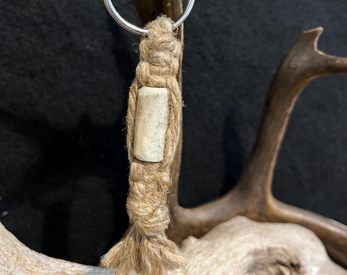 Deer Antler Keychain - Etsy