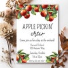 Apple Picking Party, Apple Theme Invite, Apple Orchard Theme, Fall ...