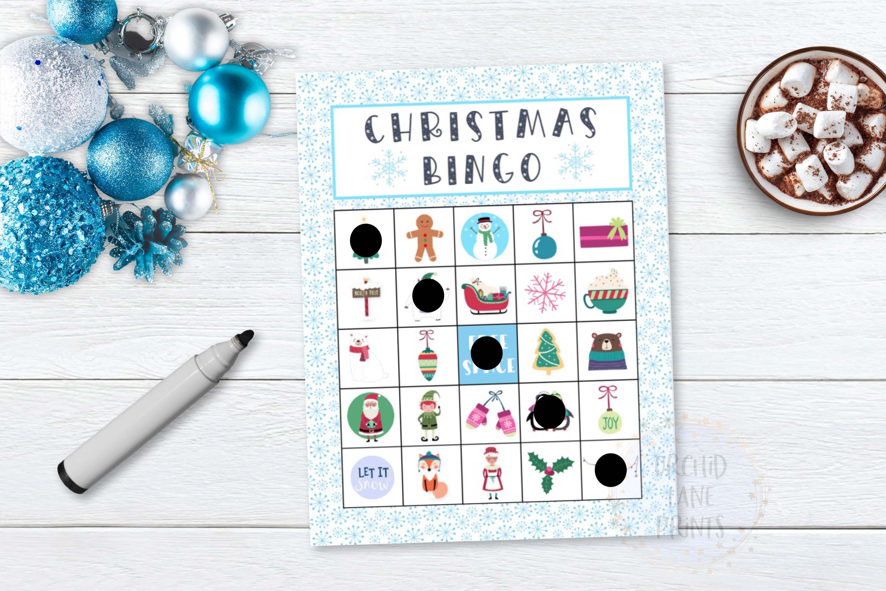 Christmas Bingo, Christmas Party Game, Christmas Printable, Holiday ...