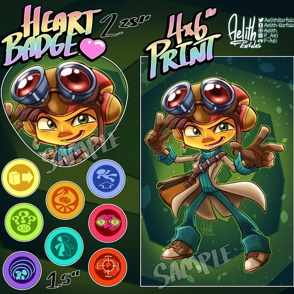 Psychonauts 2 Badges - Etsy