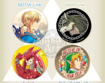 Zelda Botw Buttons - Etsy