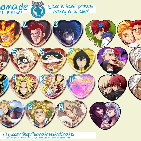 My Hero Academia Keychain - Etsy