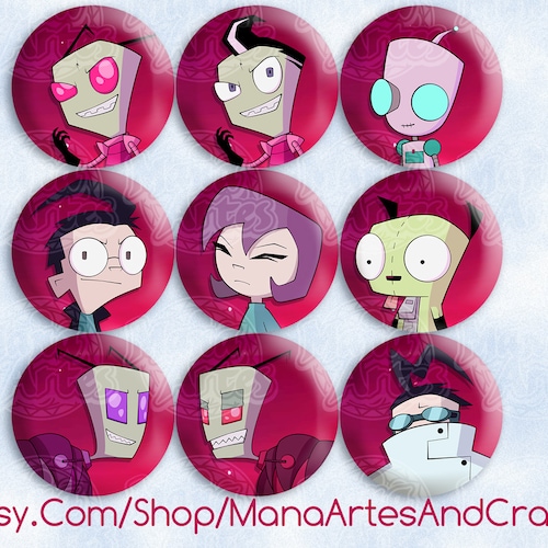 Invader Zim Pins - Etsy