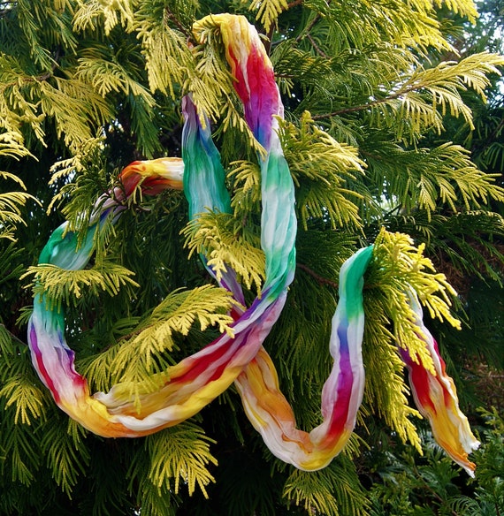 1080 /// Crash Silk Scarf Starting Size Approx. 45 X 180 Cm - Etsy