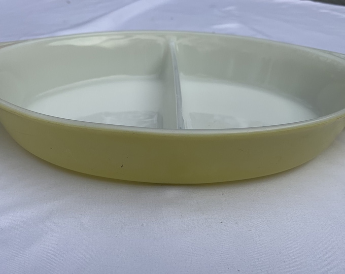 Fire King Divided Dish With Carrier Vintage NOS 1950's - Etsy Canada