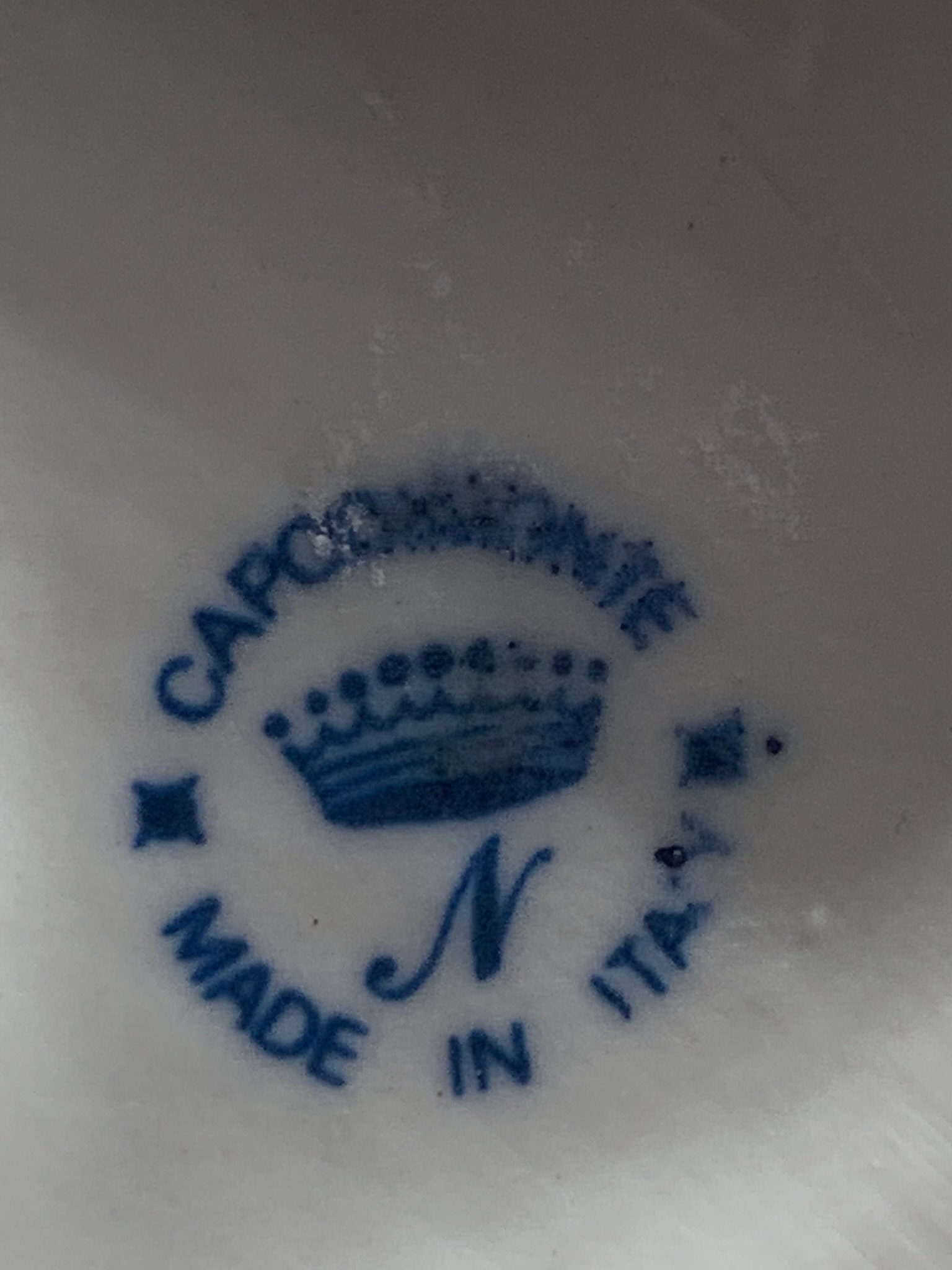 Vintage Capodimonte Sculpture Made in Italy Orange Black - Etsy